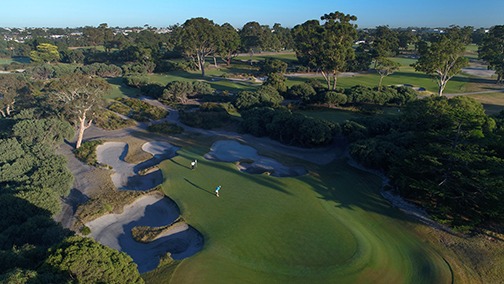 Kingston Heath Golf Course - 10th hole putting green - The Lush Life